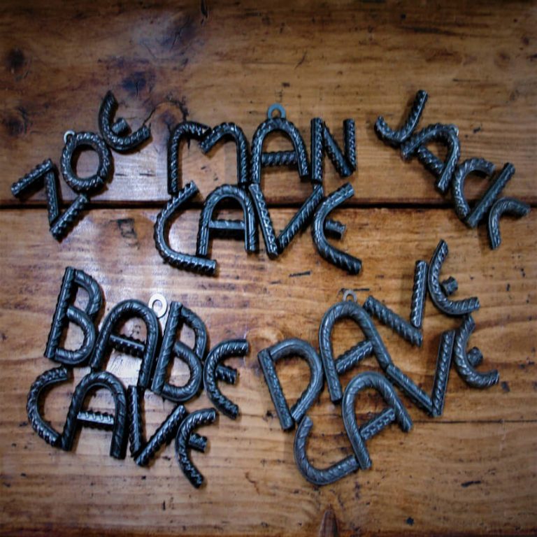 Personalized Industrial Rebar Signs - Perfect Gift - Rebuild Custom