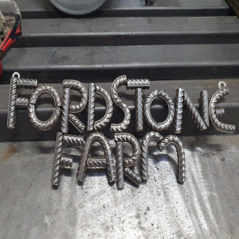 Personalized Industrial Rebar Signs - Perfect Gift - Rebuild Custom