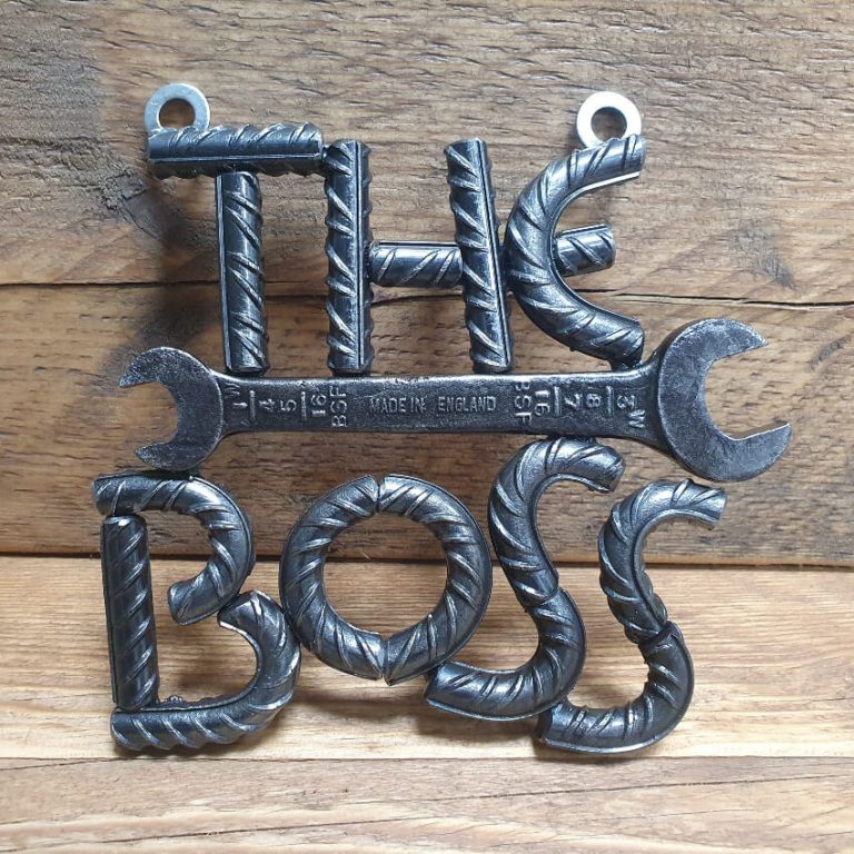 Personalized Industrial Rebar Signs - Perfect Gift - Rebuild Custom